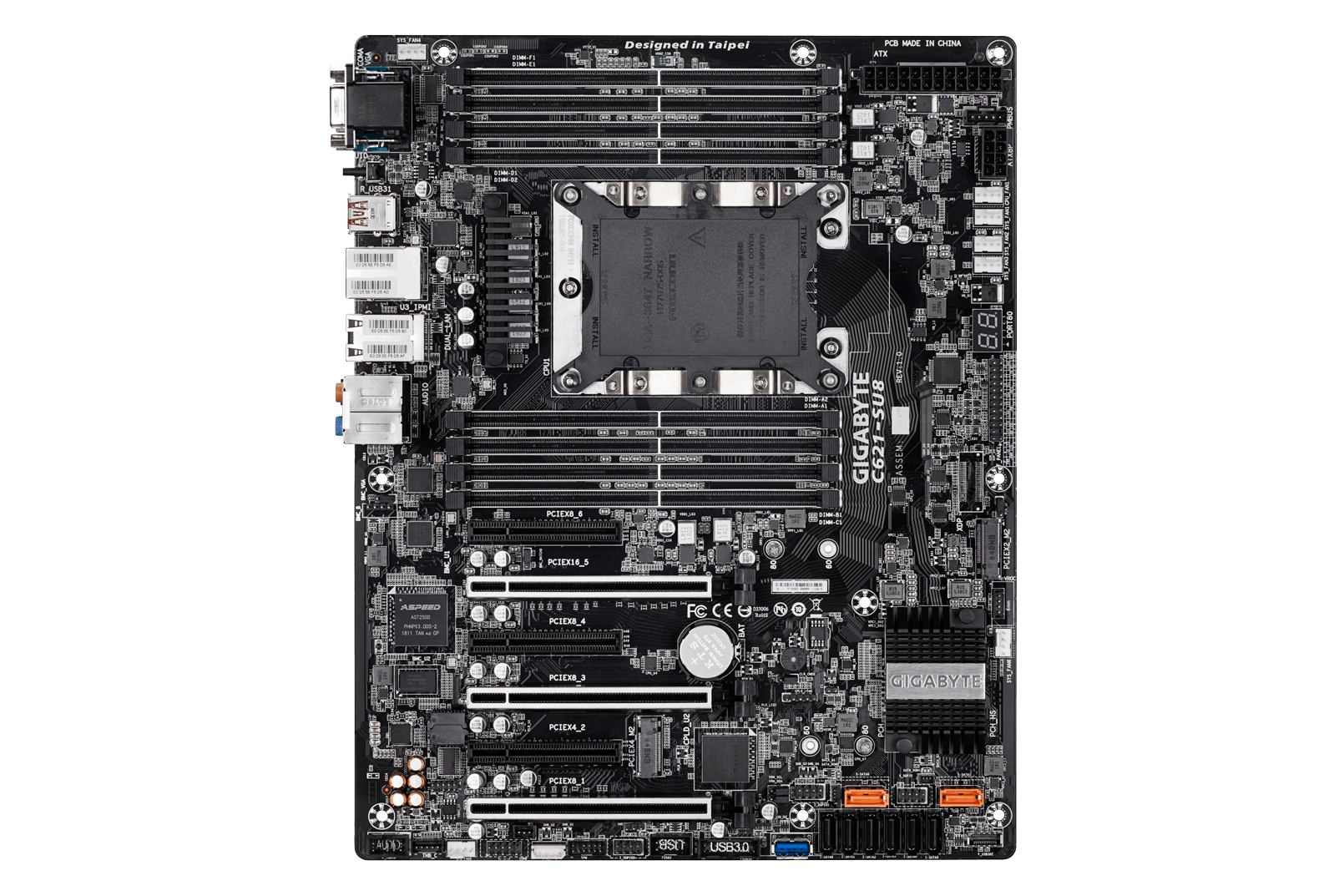 PLACA BASE GIGABYTE C621-SU8 3647 ATX 8XDDR4: Comparador de Precios