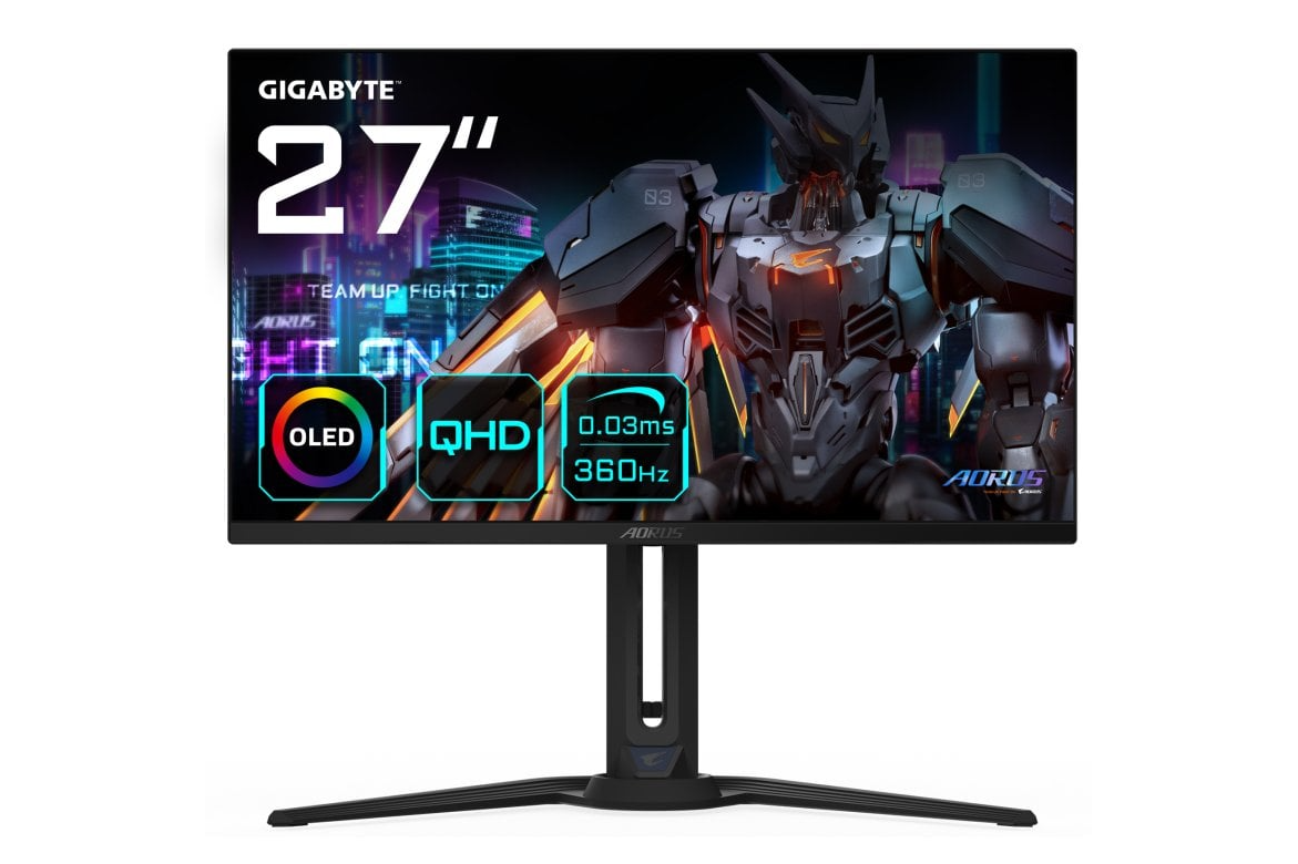 Gigabyte AORUS FO27Q3 27" QD-OLED QHD 360Hz FreeSync Premium ...