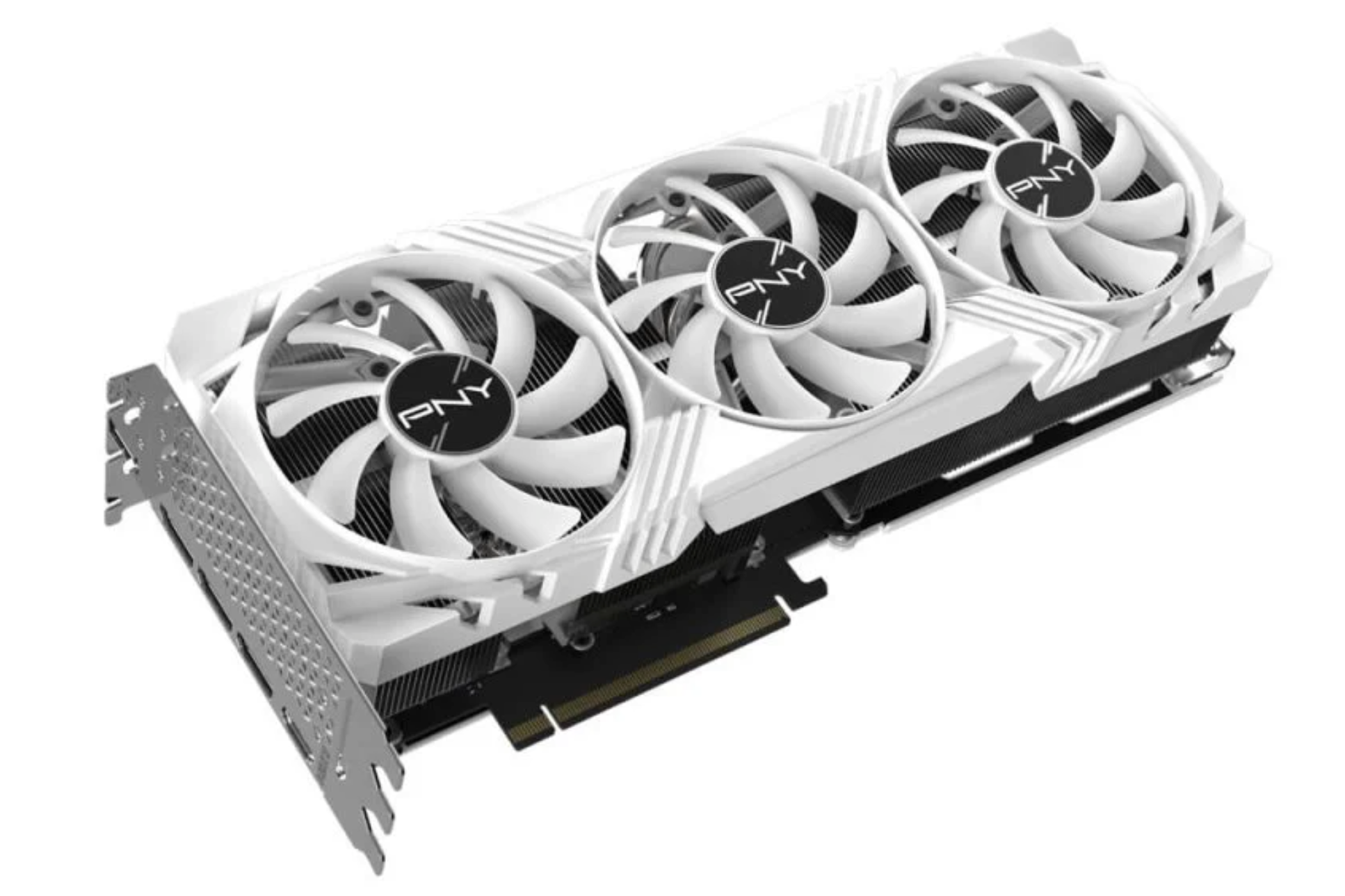 PNY GeForce RTX 4070 Ti VERTO Triple Fan White Edition 12GB GDDR6X ...