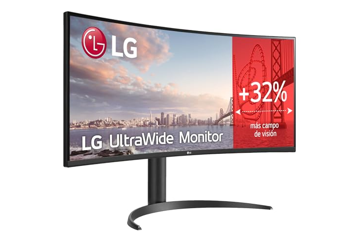 LG 34WR55QK-B 34" LED VA UltraWide QHD 100Hz Curva USB-C: Comparador de ...