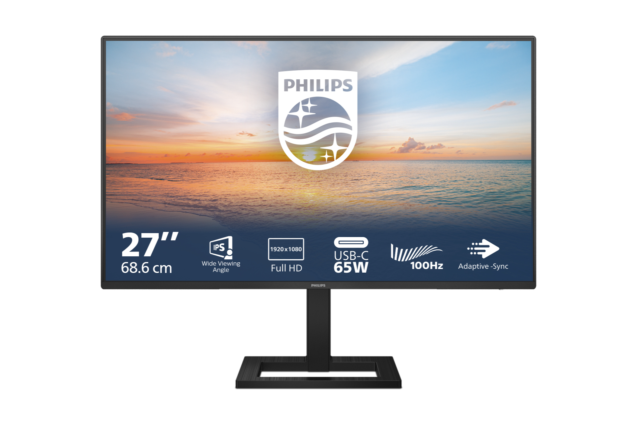 Monitor Philips 27" 27E1N1300AE IPS FHD 100Hz 1ms Altavoces integrados ...
