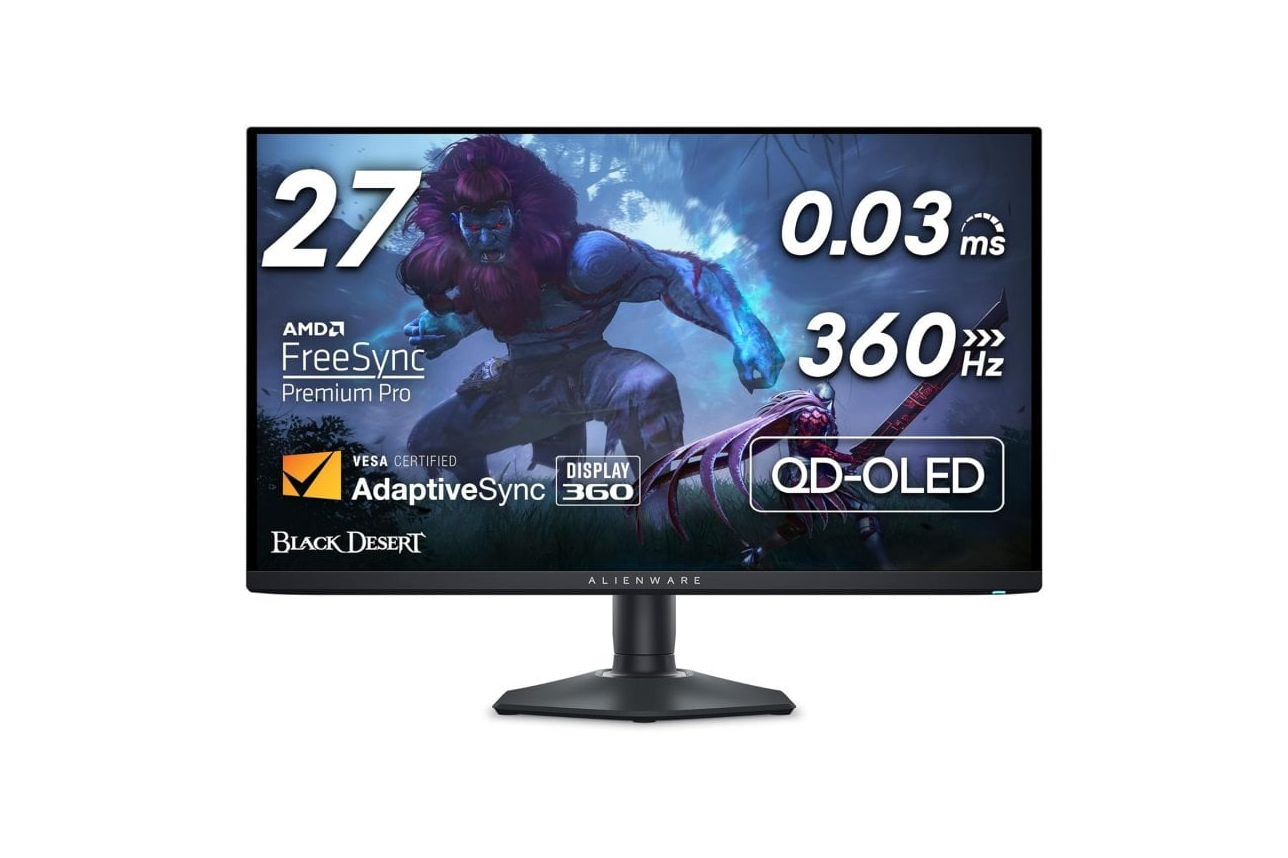 Dell Alienware AW2725DF 26.7" QD-OLED QHD 360Hz 0.03ms Altura Ajustable ...