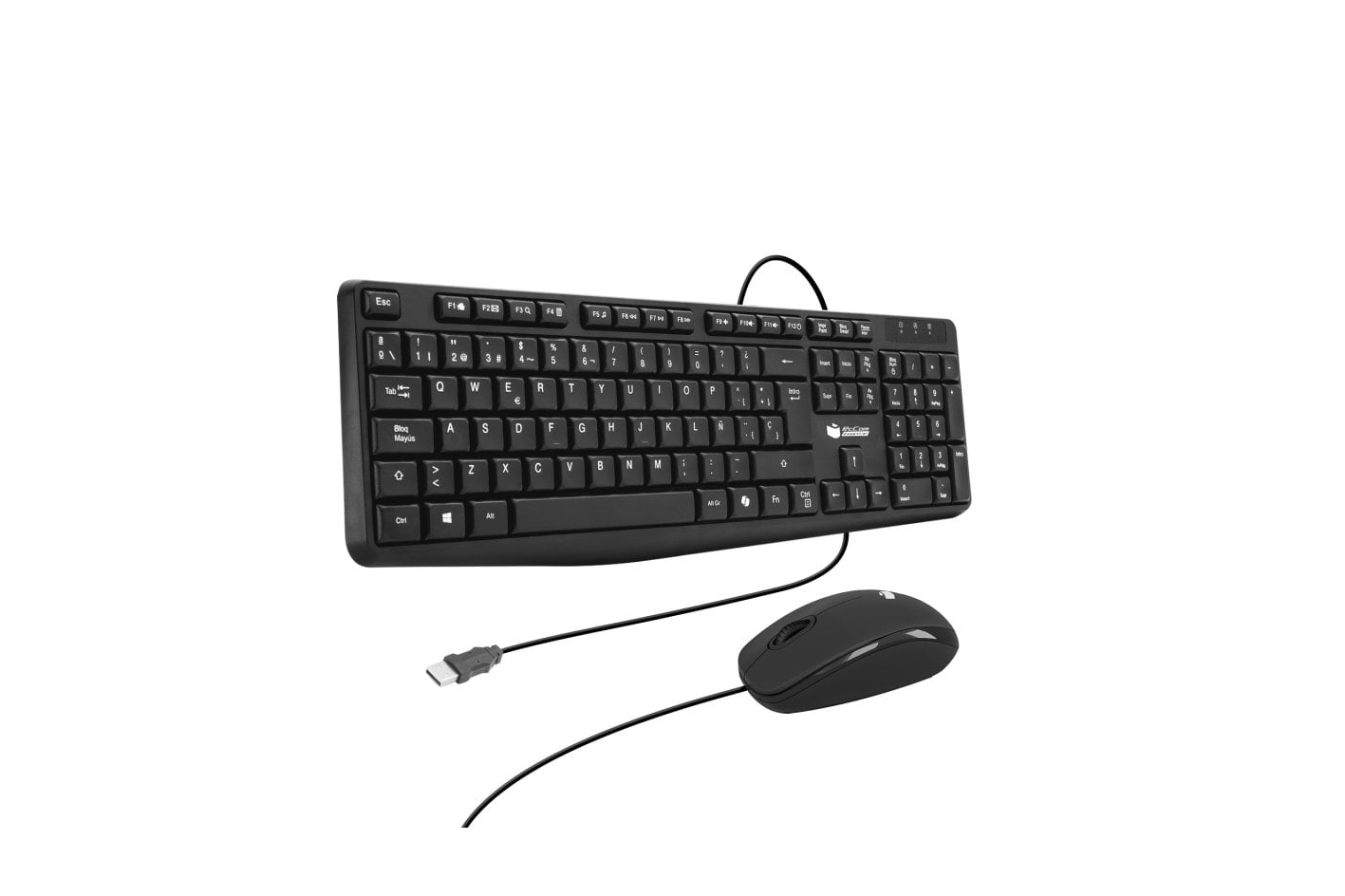 PcCom Essential MK20 Combo Teclado + Ratón con Copilot Negro ...