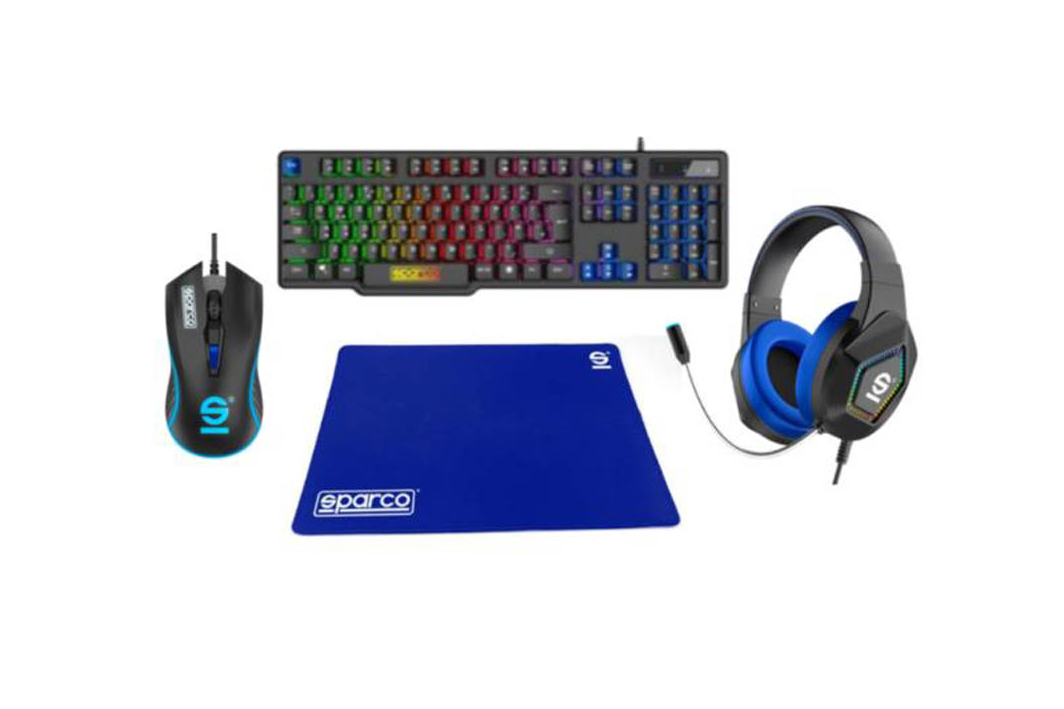 Combo Sparco Kit Gaming 4 En 1: Comparador de Precios