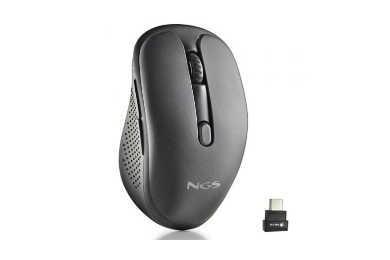 Ratón NGS inalámbrico 3200 DPI multidispositivo botones silenciosos ...