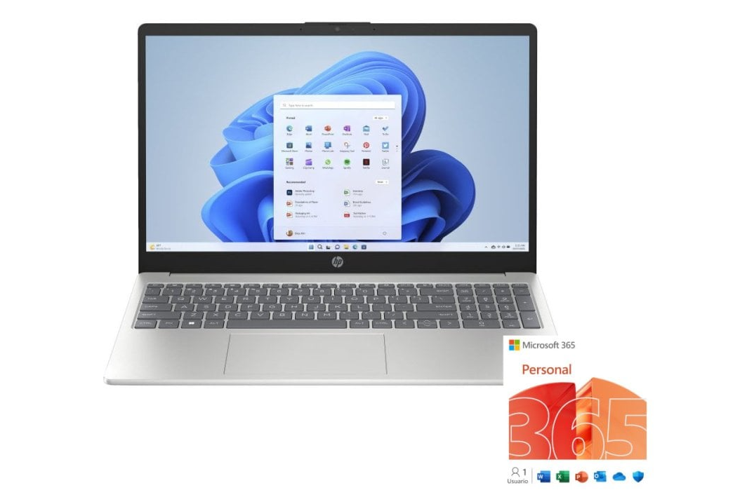 HP 15-fd0080ns Intel Core i5-1334U/16GB/512GB SSD/15.6" + Microsoft 365 ...