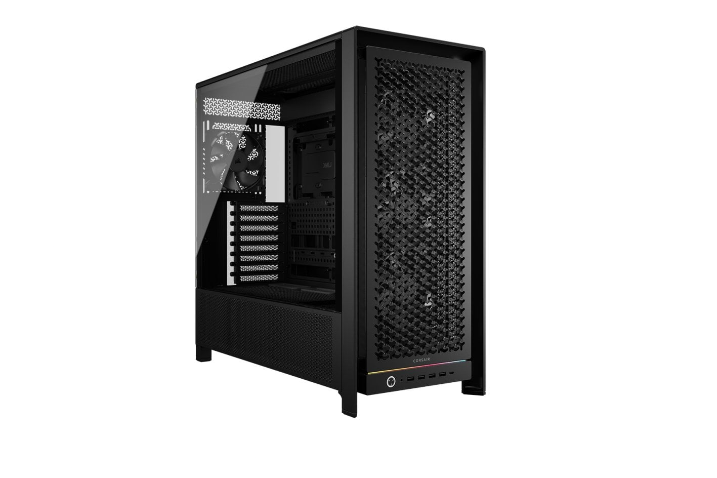 Corsair FRAME 5000 RS Torre E-ATX Cristal Templado USB-C Color Negro ...