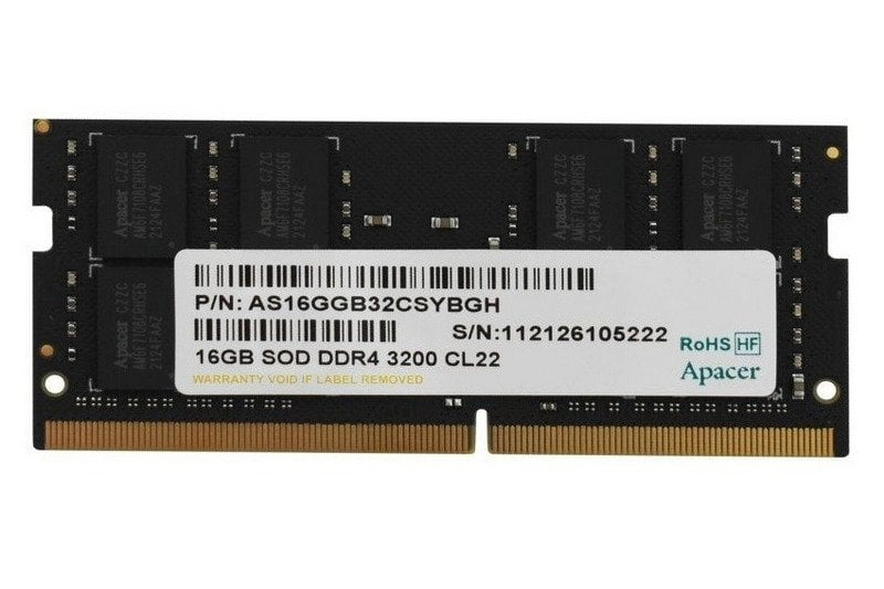 Apacer DDR4 SO-DIMM 3200MHz PC4-25600 16GB CL22: Comparador de Precios