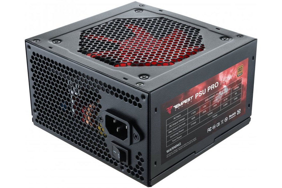 Tempest PSU PRO 750W 80+ Bronze Fuente de Alimentación: Comparador de Precios