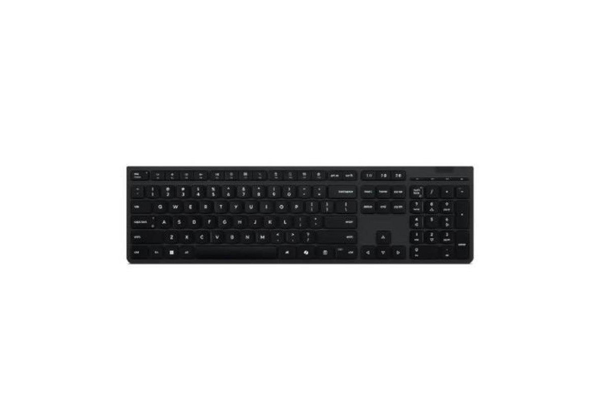 Teclado Lenovo inalámbrico recargable Layout Español compacto y ...