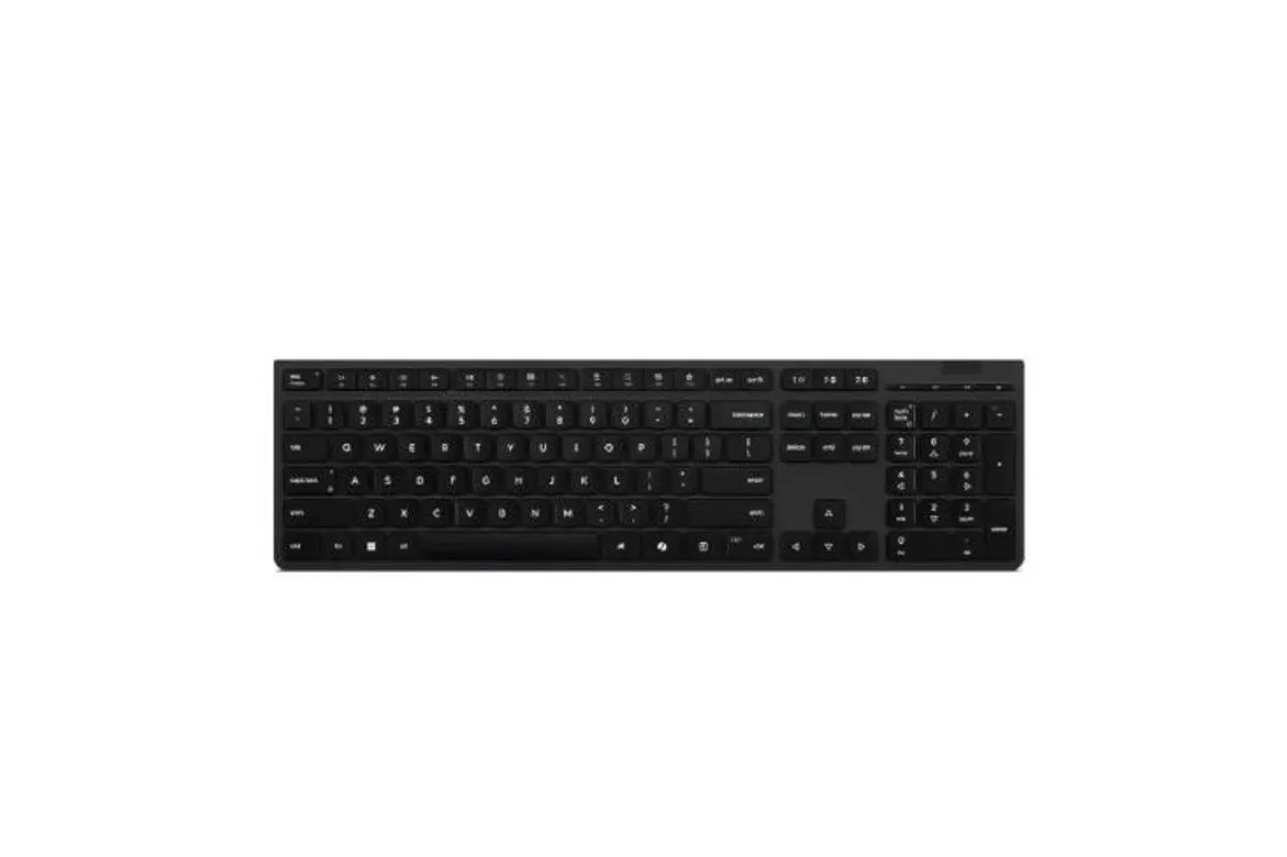Teclado Lenovo inalámbrico recargable Layout Español compacto y ...