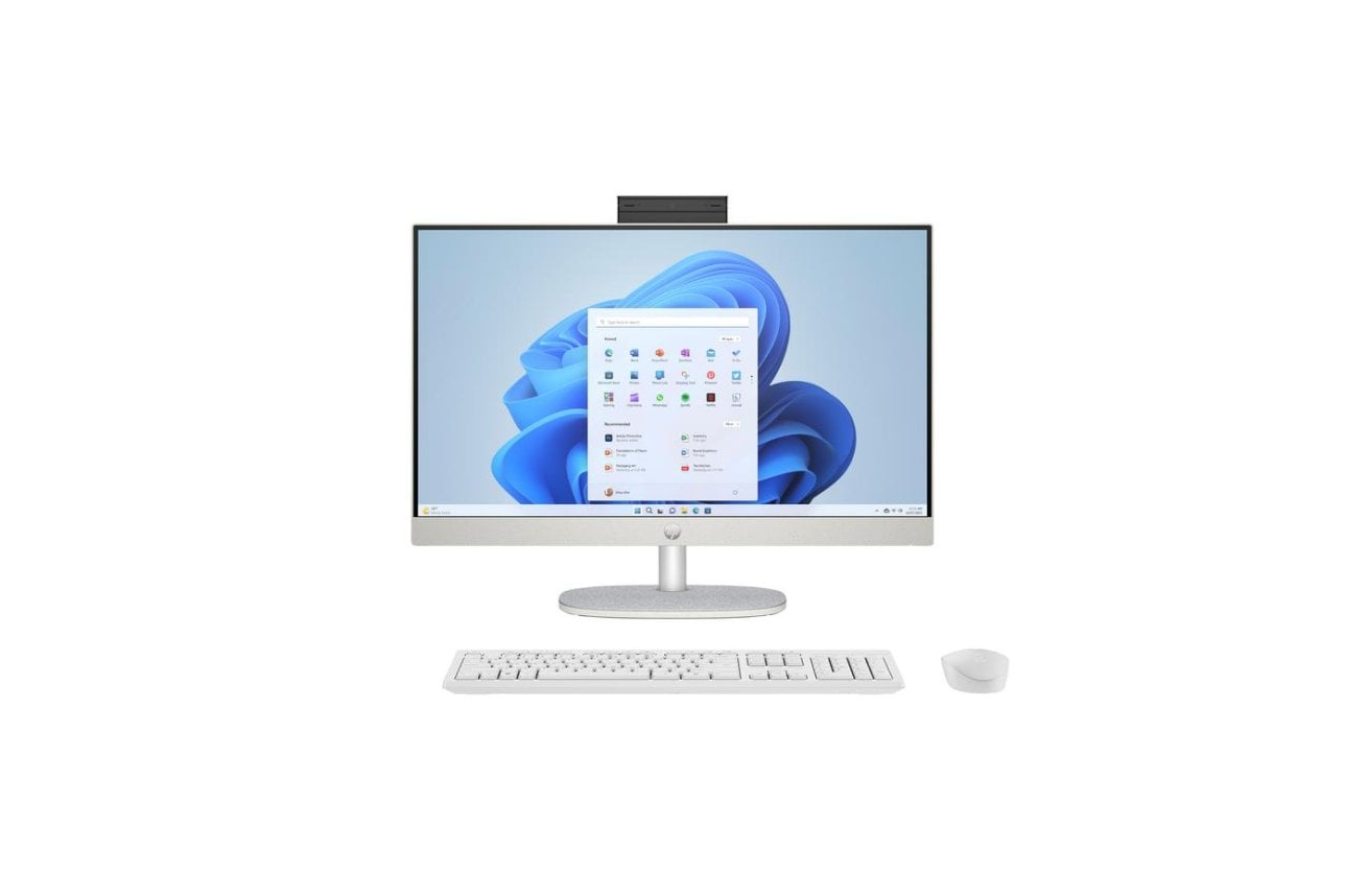 HP 24-cr0114ns Intel Core i5 16GB 512GB SSD Iris Xe FreeDOS Blanco Wi ...