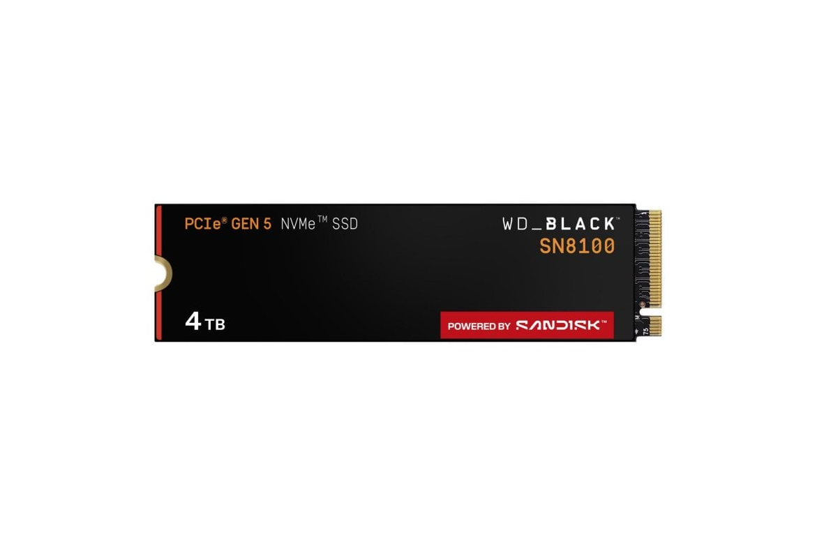 Disco Duro Sandisk WD_BLACK SN8100 8TB SSD M.2 PCIe 5.0 NVMe ...