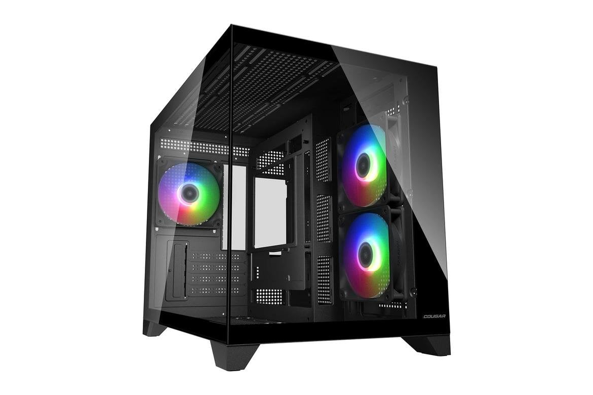 Carcasa Cougar CGR-2QA6B-RGB Mini Tower Micro ATX Iluminación Multi ...