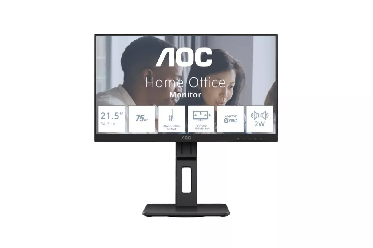 Monitor AOC E2 22E2UMF 21.5" FullHD 75Hz VA Altura Ajustable USB ...