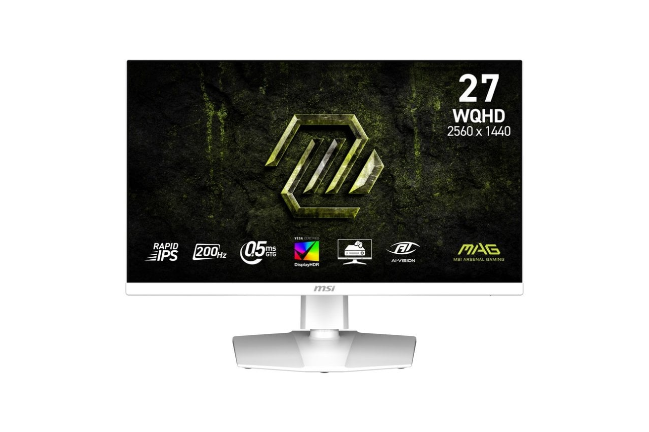 Monitor MSI MAG 274QRFW E20 27" Quad HD 200Hz Rapid IPS 0,5ms Blanco ...