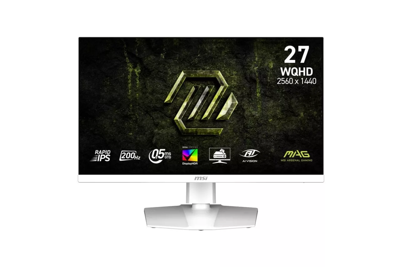 Monitor MSI MAG 274QRFW E20 27" Quad HD 200Hz Rapid IPS 0,5ms Blanco ...