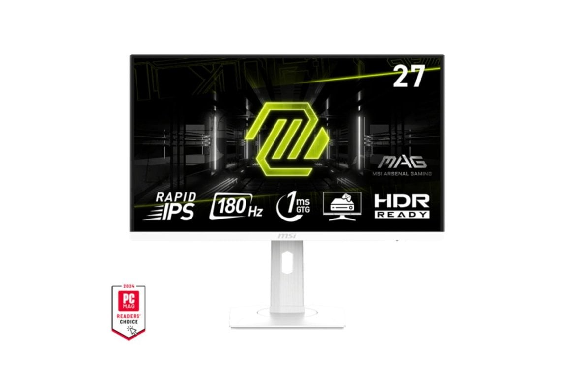 Monitor MSI MAG 274PFWDE 27" FullHD 180Hz Rapid IPS 1ms HDR Blanco ...
