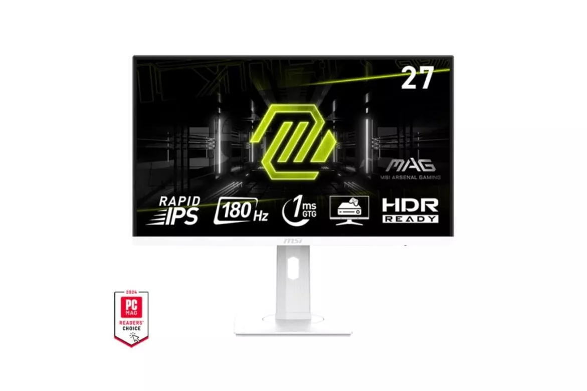 Monitor MSI MAG 274PFWDE 27" FullHD 180Hz Rapid IPS 1ms HDR Blanco ...
