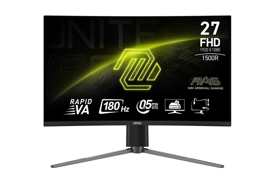 Monitor MSI MAG 27C6PF 27" FullHD 180Hz VA Curvo 0,5ms HDR Altura ...