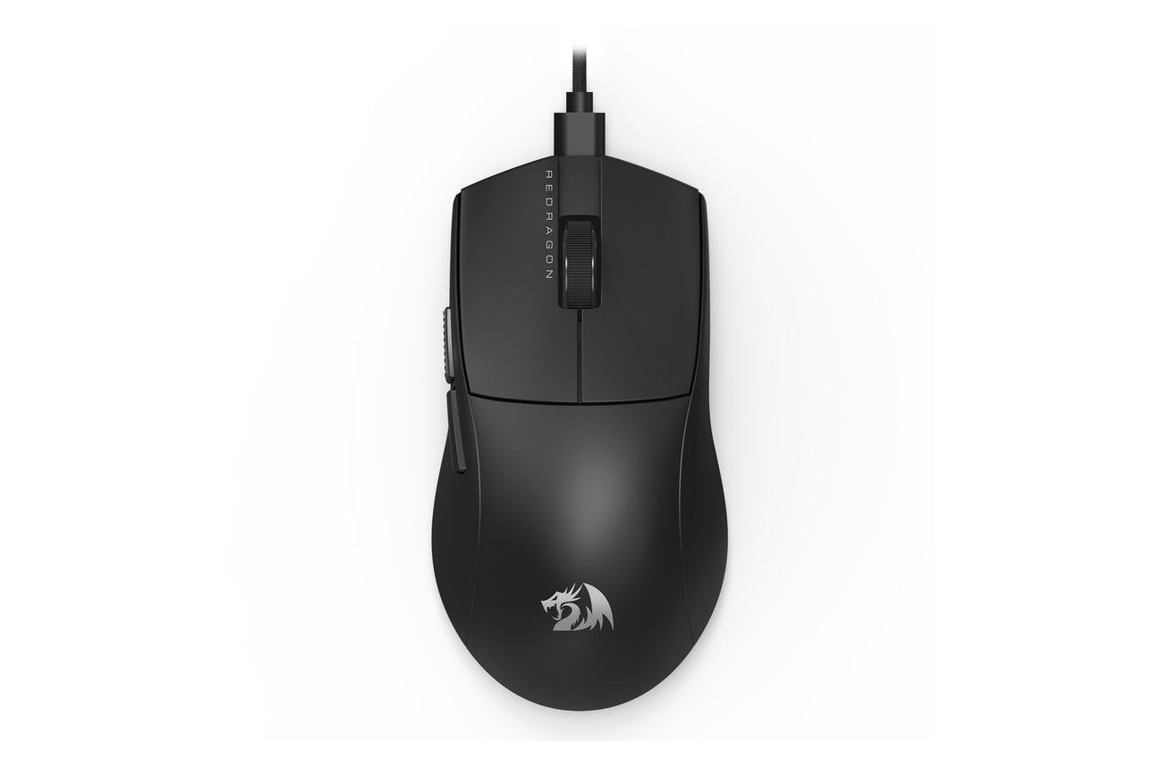 Ratón Redragon M724-1K K1NG Cableado 12400 DPI Negro Ultraligero RGB ...
