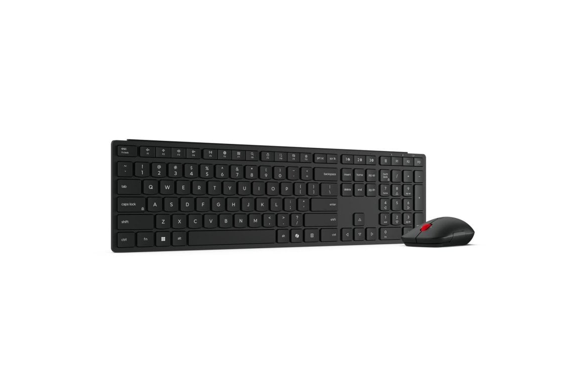 Teclado Lenovo 4X31S04841 inalámbrico completo con ratón óptico ...