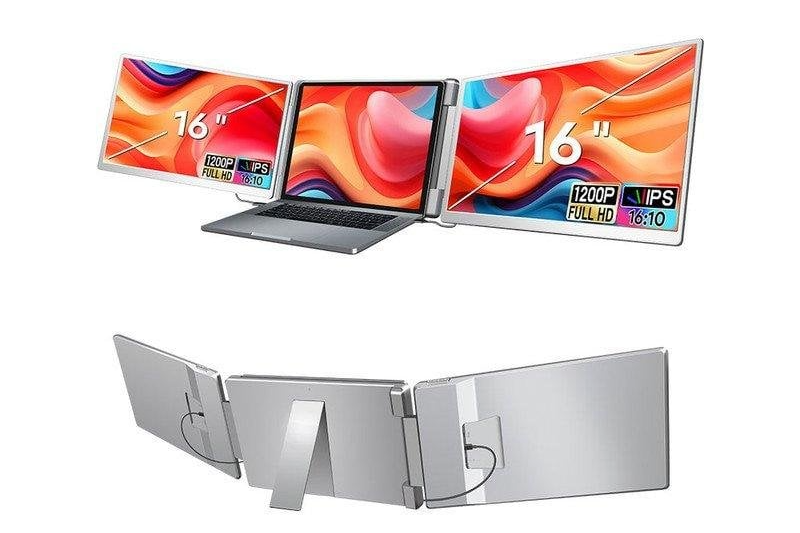 Monitor FOPO S11 16" FullHD+ 60Hz IPS Doble Pantalla Plegable USB-C ...