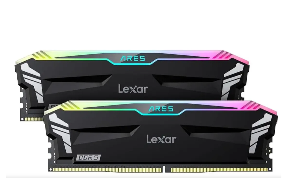 Memoria RAM Lexar Ares 32GB 2x16GB DDR5 6400MHz CL32 RGB Negro XMP ...