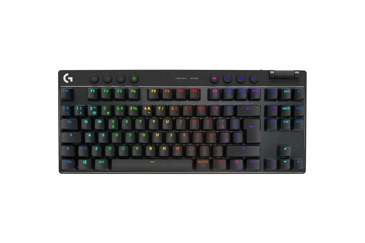 Logitech G Pro X TKL Lightspeed Teclado Inalámbrico Gaming Negro RGB ...