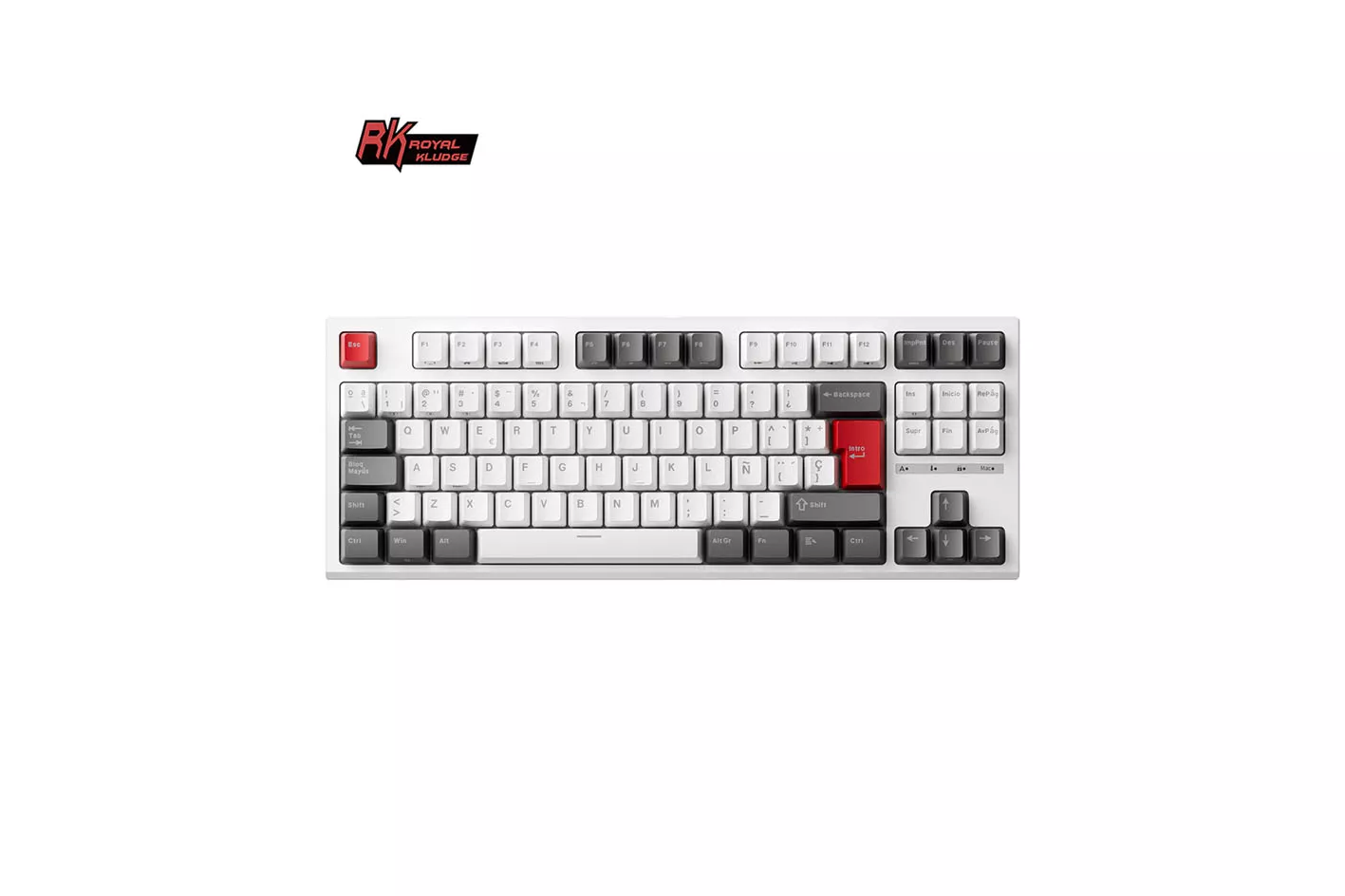Teclado Gaming Royal Kludge RKR87 ISO-ES Hot-Swappable Switch Brown ...