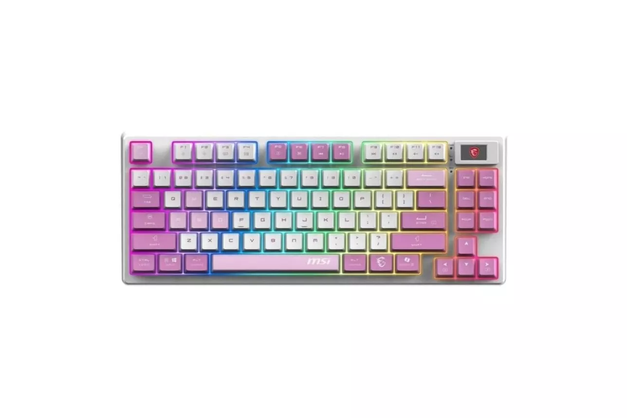 Teclado MSI Forge GK600 TKL mecánico lineal retroiluminado español ...
