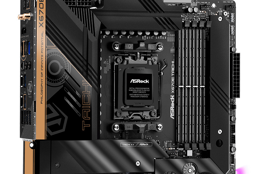 Las pegatinas de las placas ASRock X670 y X670E dejan residuos que ...