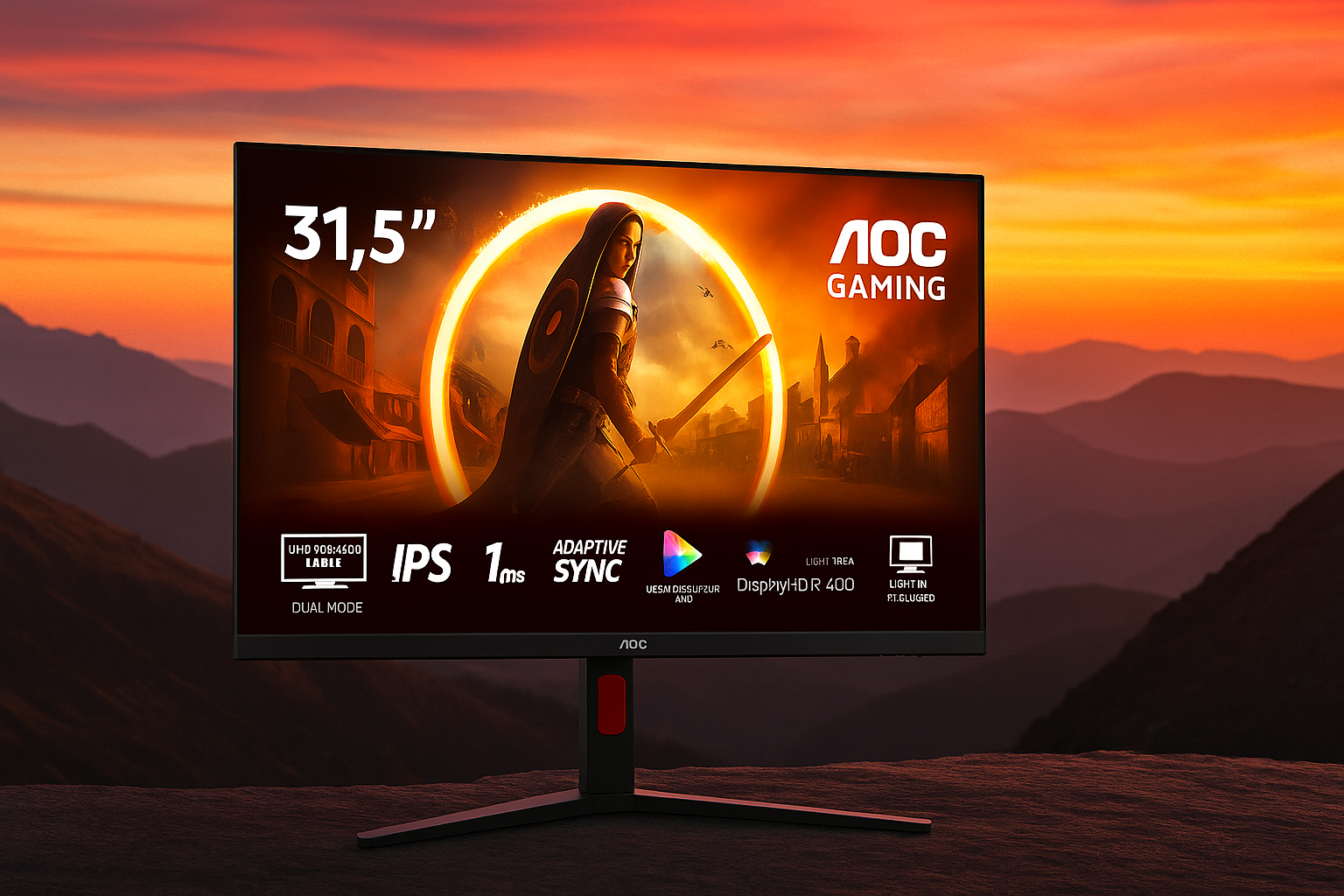 AOC presenta los nuevos AGON Q27G4SRU y U32G4U, monitores gaming con ...