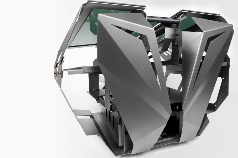 La torre AZZA Overdrive opta por un curioso chasis abierto y caben ...