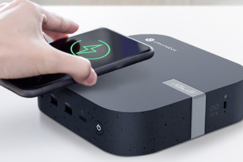 El pequeño ASUS Chromebox 5 ofrece carga inalámbrica en su carcasa y ...