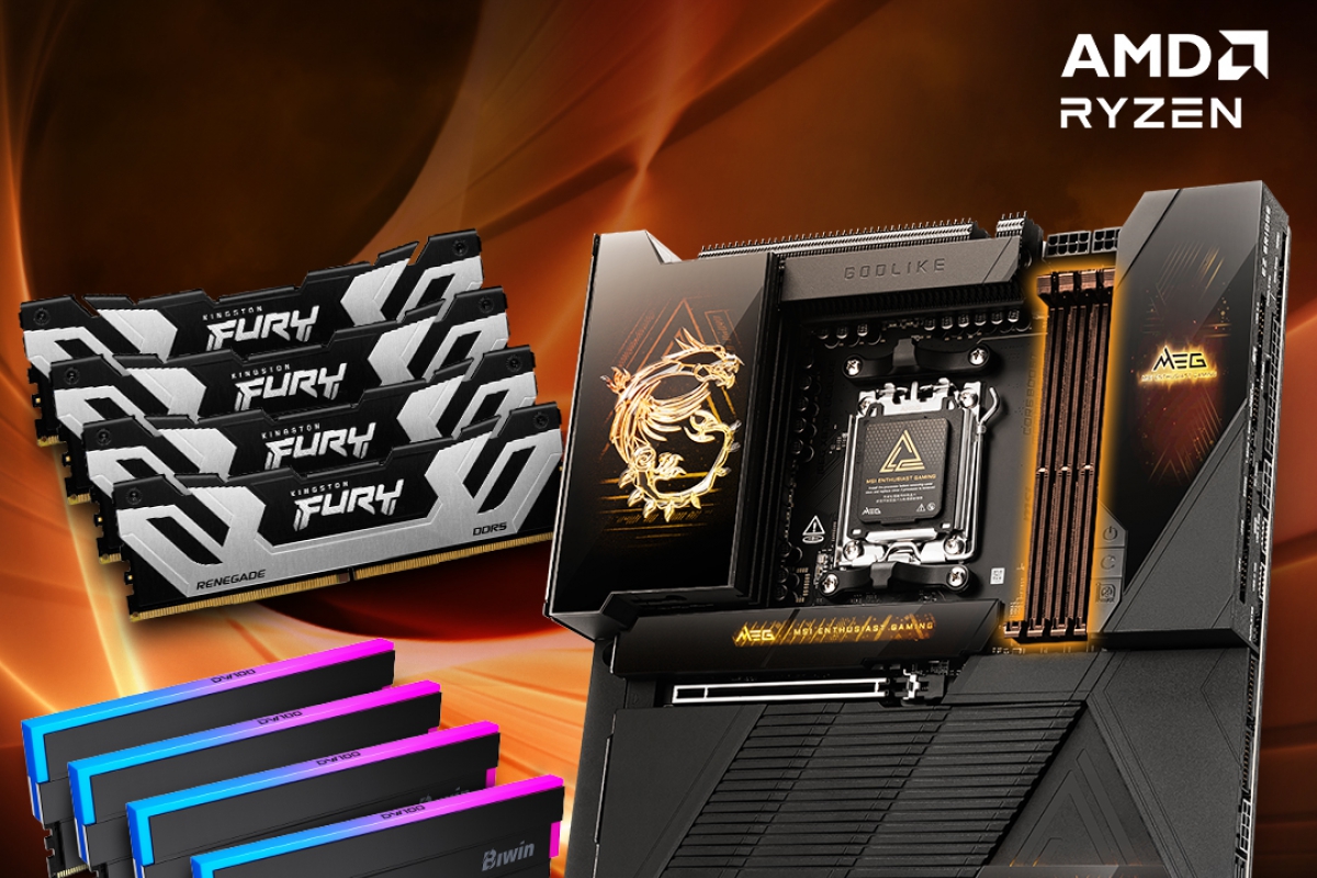 Las placas MSI con chipsets X870 y X870E ya soportan 192 GB de RAM con ...