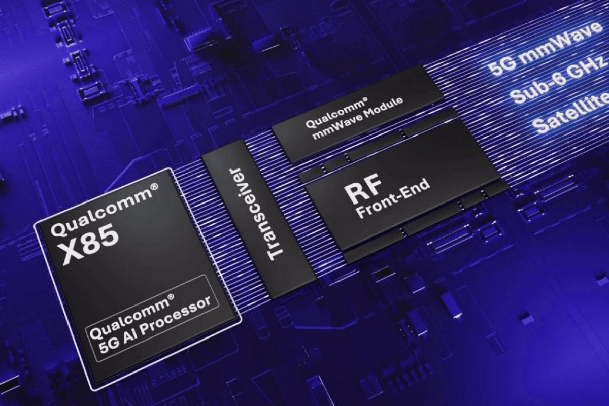 El nuevo módem RF Qualcomm X85 llega a los 12,7 Gbps de velocidad pico ...