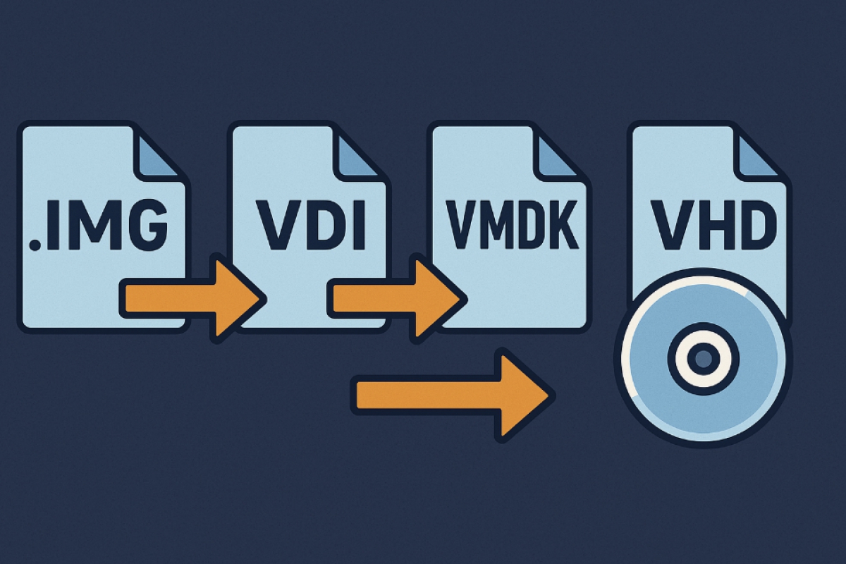 Convertir ficheros IMG en VDI de VirtualBox en un NAS Asustor