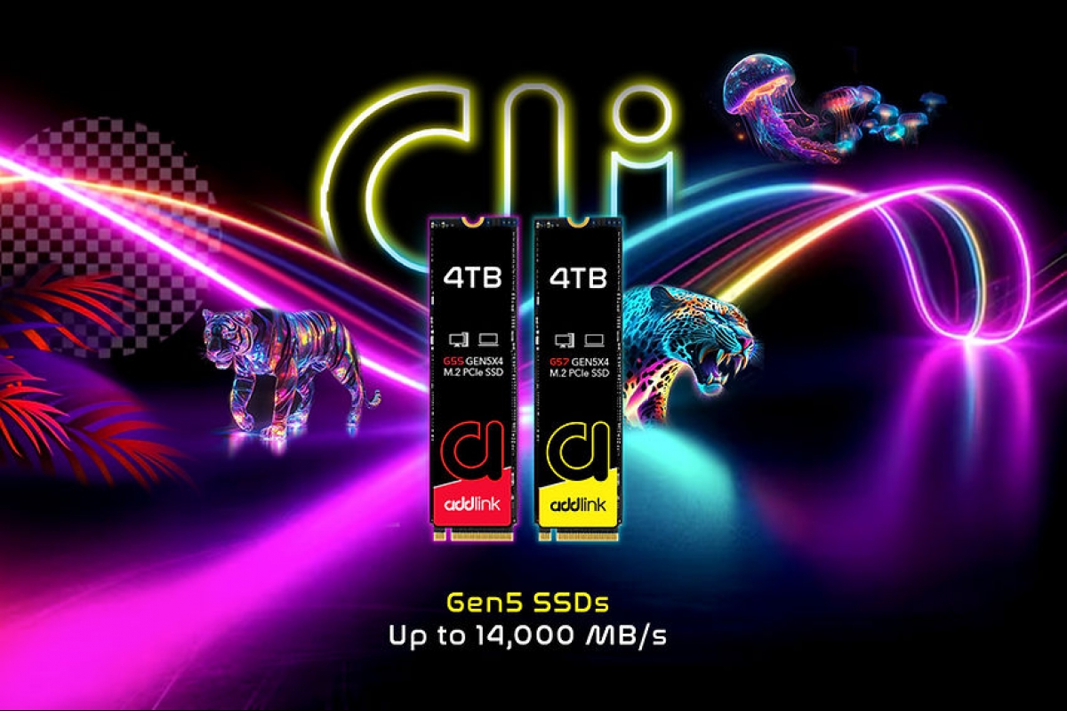 Addlink mostrará en el COMPUTEX 2025 sus nuevos discos SSD PCIe 5.0 con hasta 14.00 MB/s de ...