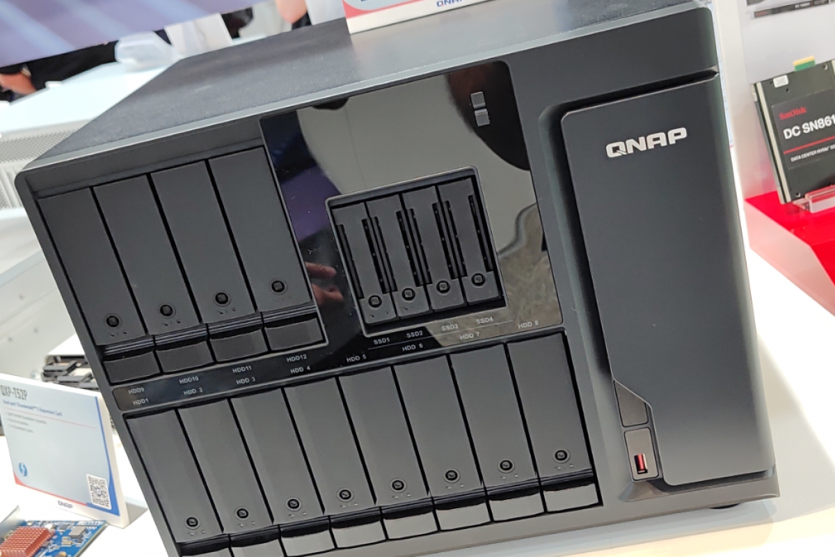 El QNAP TVS-AIh1688ATX es el primer NAS con procesadores Intel Core Ultra "Arrow Lake"