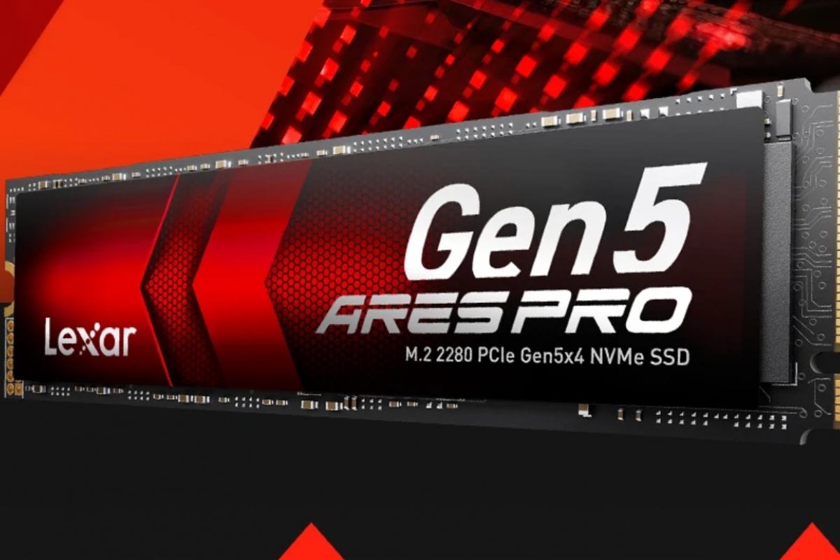 Nuevos SSD de Lexar bajo su serie Ares PRO con 14.000 MB/s y 3.000 TBW en capacidades de hasta 4 TB
