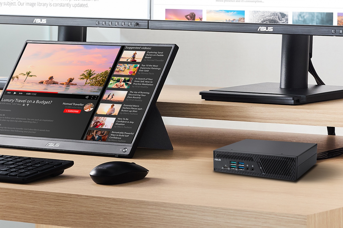 El nuevo ASUS ExpertCenter PB64 ocupa solo 1,35 litros e incluye ...