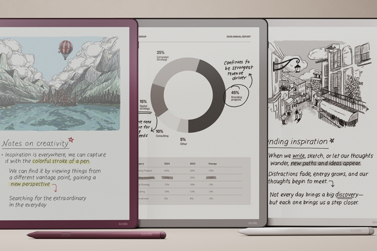 La nueva generación de Kindle Scribe incorpora escritura a color, chip ...