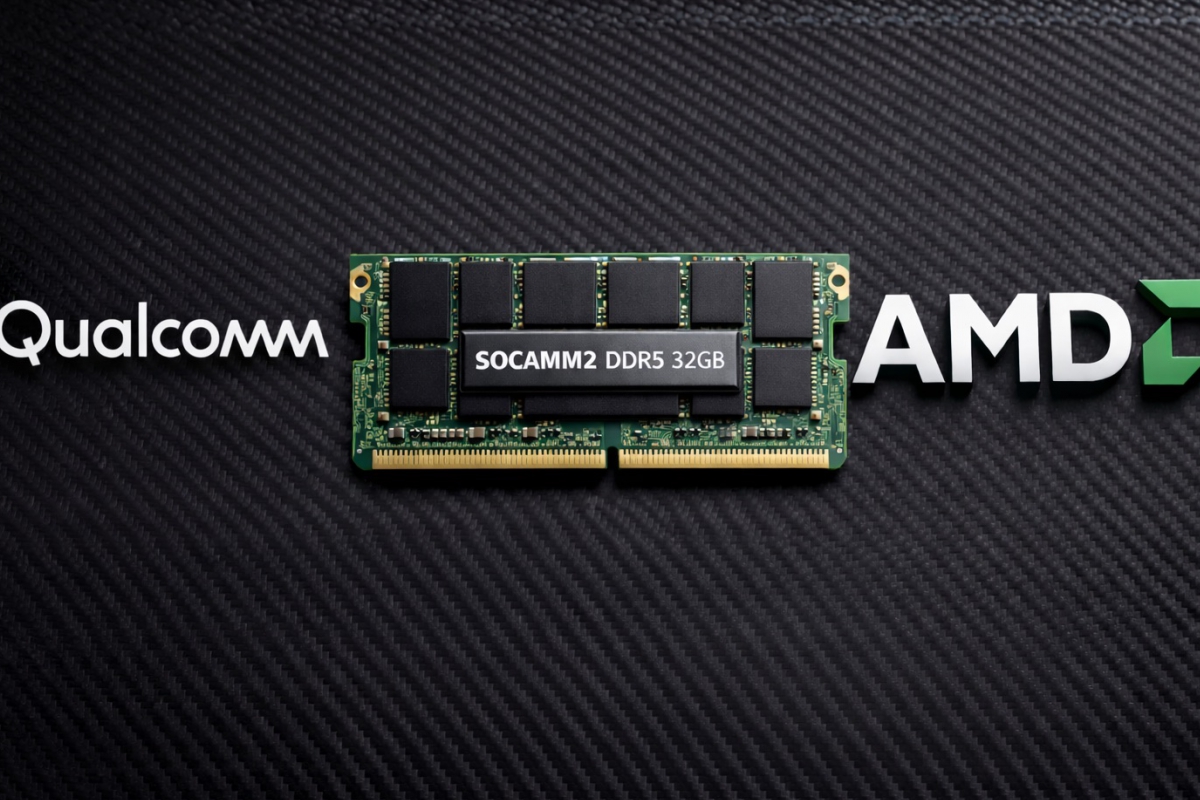 Qualcomm y AMD ponen el ojo en SOCAMM2: la memoria modular de bajo ...