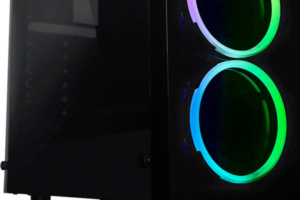 La Raidmax Neon RGB llega con triple ventilador frontal y doble cristal ...