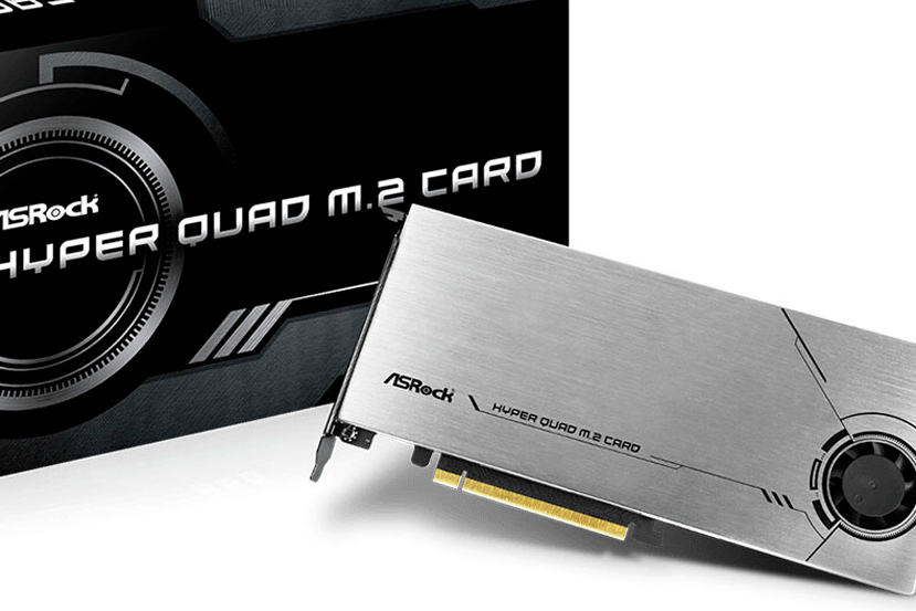 ASROCk lanza la tarjeta Hyper Quad M.2 con PCI Express 4.0 x16 y ...