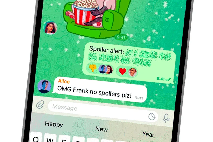 Telegram añade reacciones a los mensajes, mensajes ocultos, traductor ... Telegram añade reacciones a los mensajes, mensajes ocultos, traductor ...