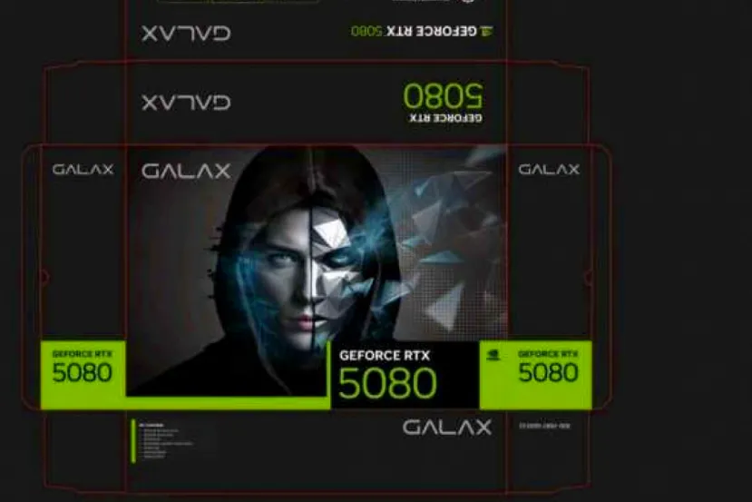 Aparece el diseño que tendrá la caja de la GALAX RTX 5080