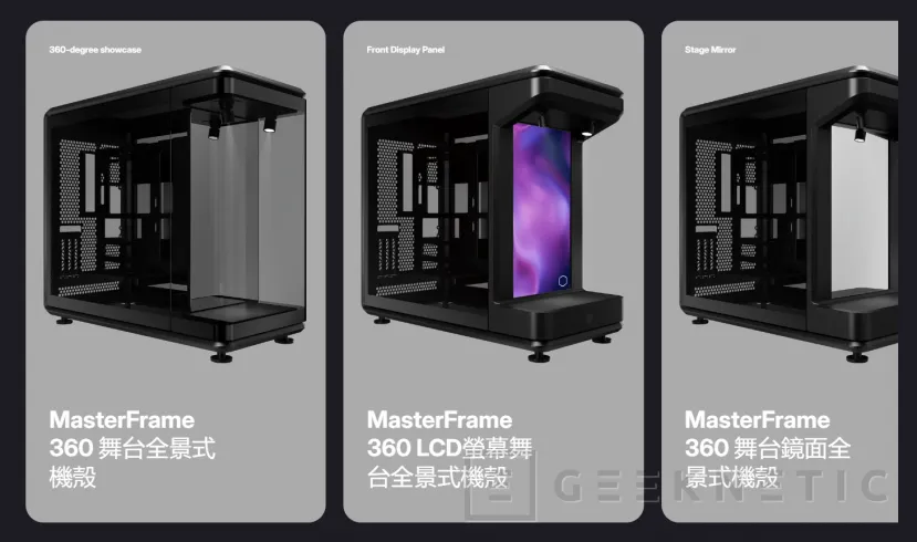 Cooler Master añade 3 versiones de su caja MasterFrame 360, display con ...