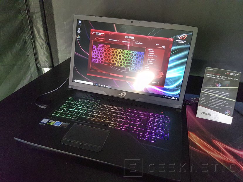Llega a España el ASUS ROG STRIX GL703 con un Core i7 de octava ...